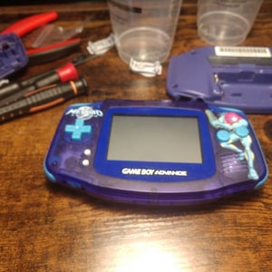 Sonic and Amy custom Nintendo Gameboy advance shell housing | Etsy