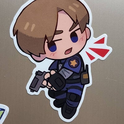 Leon Kennedy Resident Evil 3 Matte Vinyl Stickers - Etsy