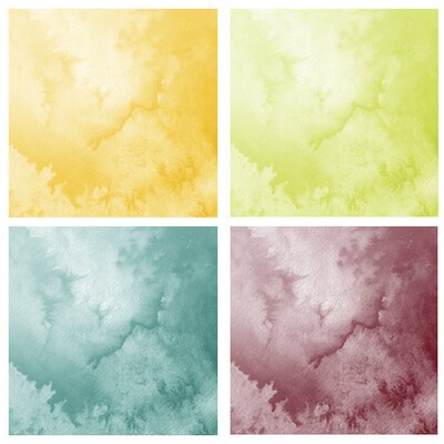 100 Watercolor Texture Digital Papers, Commercial Use Instant Download ...