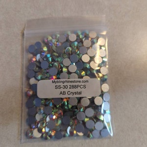US Seller Crystal AB/AB Crystal/flat Back Rhinestones /crystal Bulk ...