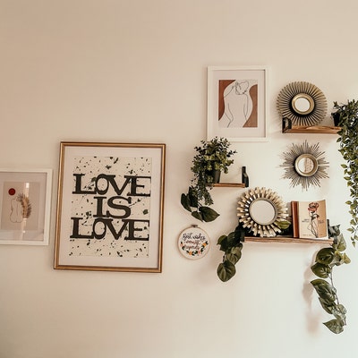 Nude Woman Line Art Print Fine Line Body Poster Female Form Wall Art ...