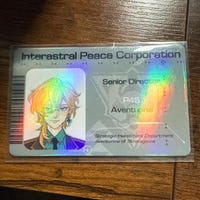 HSR IPC ID Cards Dr Ratio Aventurine Ratiorine Holographic Photocard ...