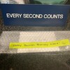 EVERY SECOND COUNTS - 12" X 4" Engraved Sign | as Featured in "the Bear ...
