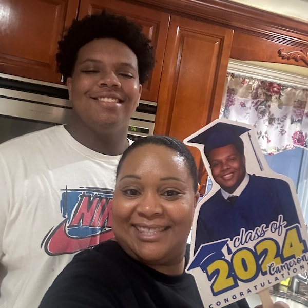 Custom Grad Fans, Graduation Fans, Head on a Stick, Custom Face Fans ...