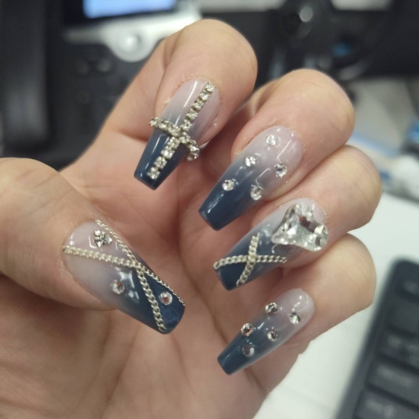 5 Sets Press on Nails Mystery Box Nails Surprise Box Press on Nails ...