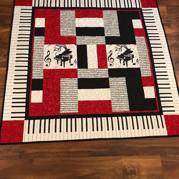 Keyboard Show Fabric - 01920731 Pianoforte Keyboard - Life-sized by Sef ...