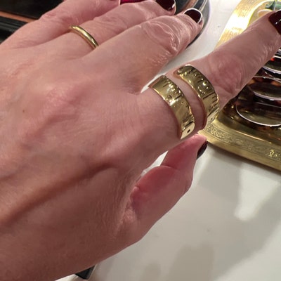 Tapeline Ring,tape Measure Ring,style Ring,brass Tapeline Ring,modern ...