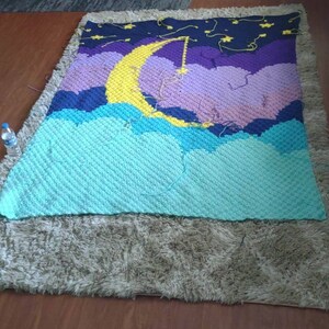 Witch on a Broom Crochet Graph Cross Stitch c2c Mini C2c - Etsy