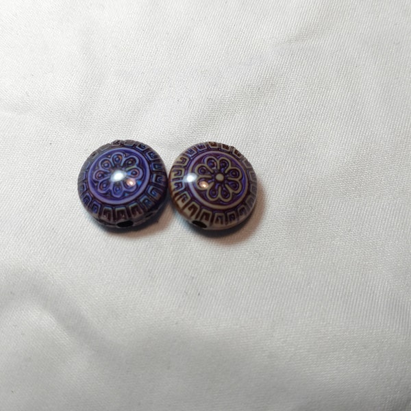 Mood Bead Mirage Bead Polymer Clay Bead Heat Sensitive Bead Sun Blossom ...