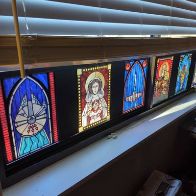 Fairy Tales: Cinderella Stained Glass Window Cling - Etsy