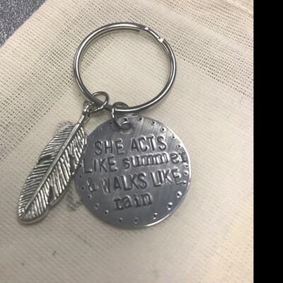 Lyrics Keychain Tassel Keychain Train Lyrics Hand - Etsy