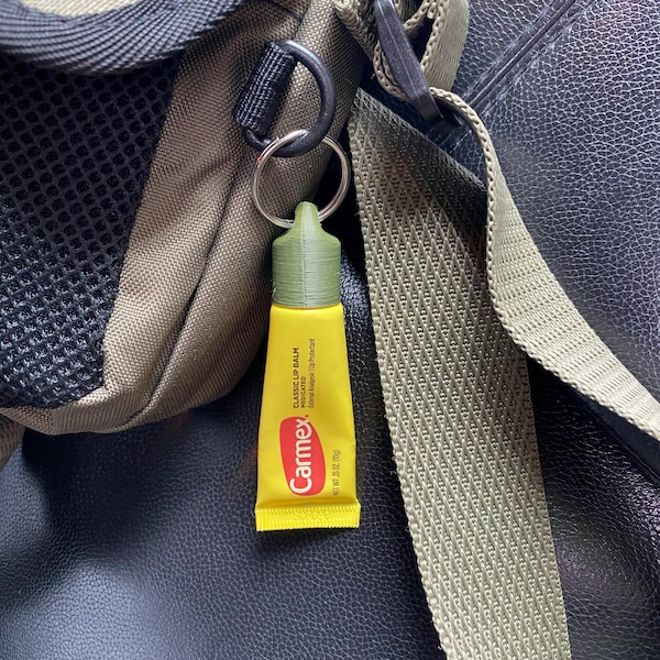 Carmex Keychain Cap - Chapstick Holder - Etsy