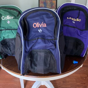 Name With Soccer Ball Soccer Backpack, Name Soccer Backpack ...