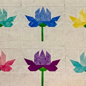 Geometric Cat Paper Pieced Pattern - Etsy