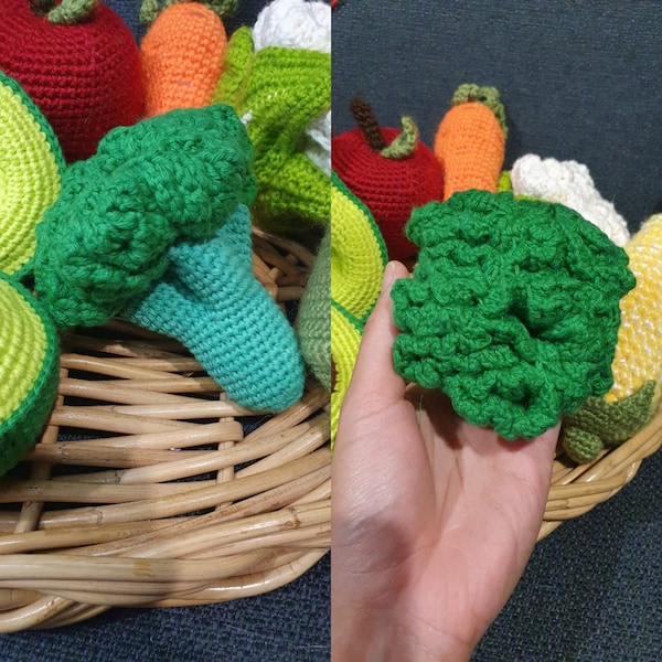 BROCCOLI Crochet Pattern - Crochet Broccoli Pattern. Amigurumi Broccoli ...