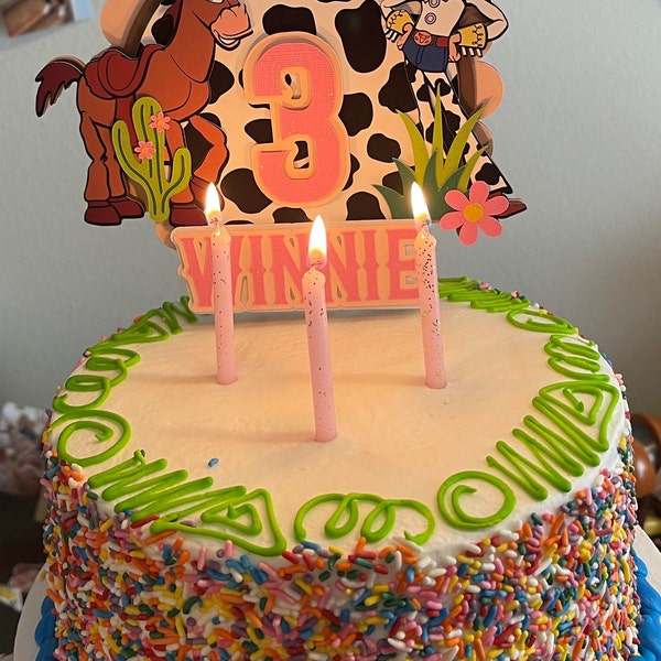 Jessie Cowgirl Cake Topper - Etsy