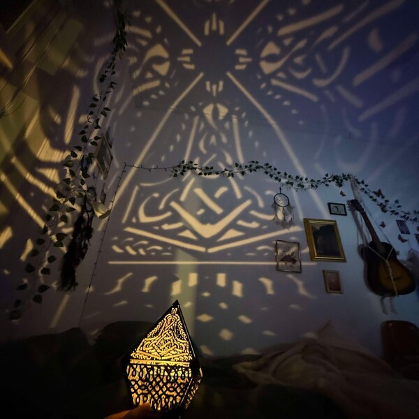 Viking Shadow Lantern – Norse Thor Hammer Mjolnir Pegan Night Light - Etsy