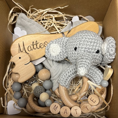 Babygeschenk zur GeburtGeschenkset MädchenGeschenkbox Geburt ...