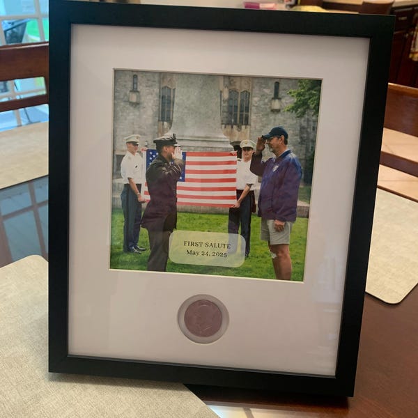 Military First Salute Custom Photo Frame Kit | UPLOAD Your Photo | With ...