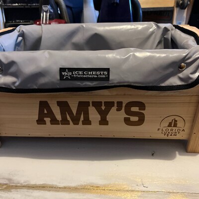 Refreshment Bar Hostess Gift Wood Ice Chest Personalized - Etsy