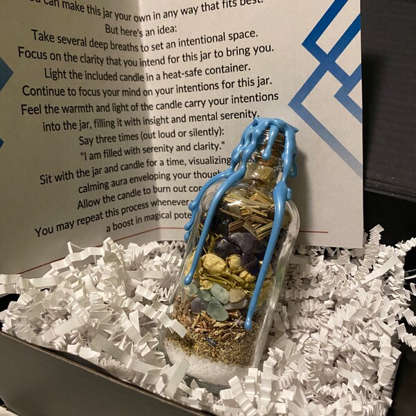 Mental Acuity Spell Jar - ADHD, Mental Health Spell Jar - Etsy