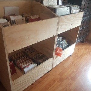 LP Vinyl Record Storage Browser Flip Bin - Etsy