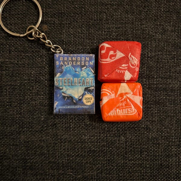 Custom Mini Book Keychain - Etsy