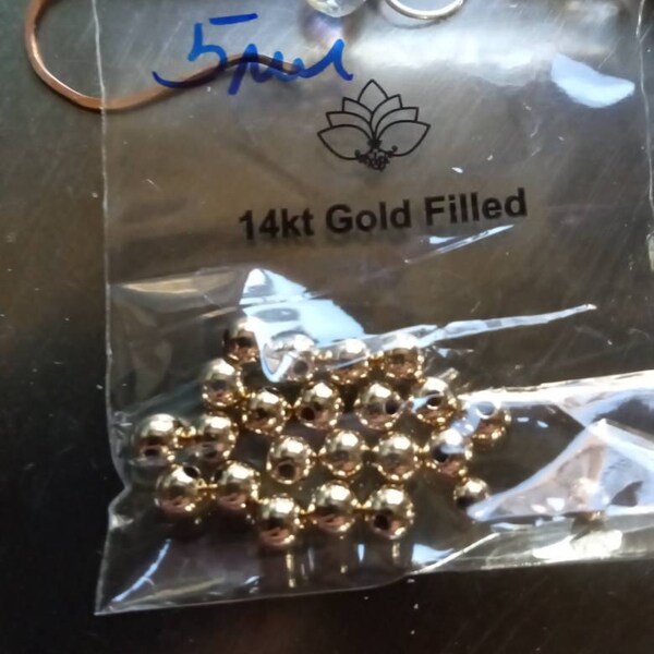 300pc, 2mm Beads, 2mm Sterling Silver Beads, Polished Plain Beads ...