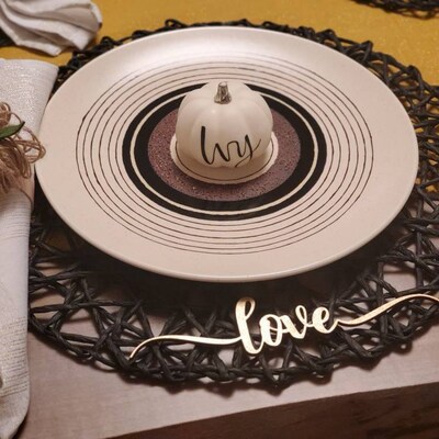 Thanksgiving Plate Toppers 8inch, Custom Place Holders,thanksgiving ...