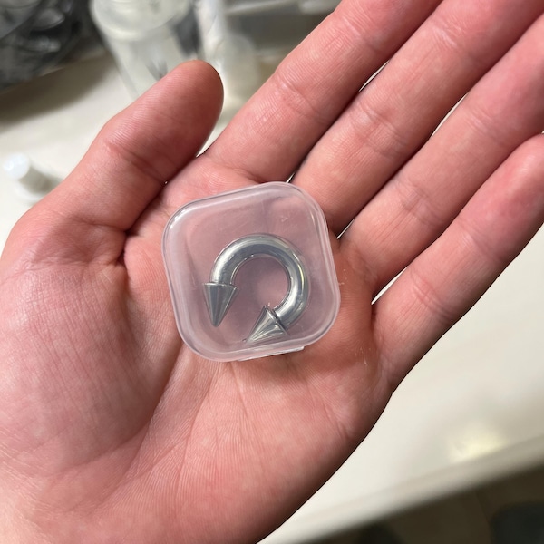 Flower Piercing Curved Lip Piercing Stainless Steel Piercing Jewelry ...