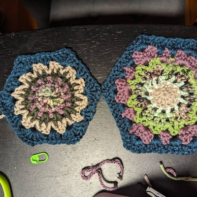 Skull Granny Square Digital Pattern, Crochet Skeleton, Skull Afghan ...