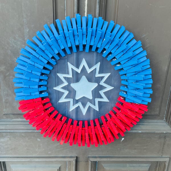 Sun Clothespin Wreath, Hello Sunshine, Yellow, Front Door Wreath, Home ...