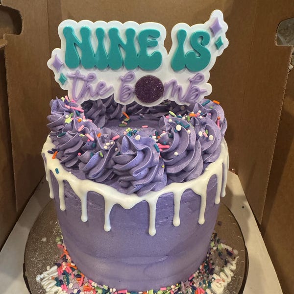 THE BOMB Birthday Cake Topper - Bath Bomb Spa Kids Party Cake Accesory ...