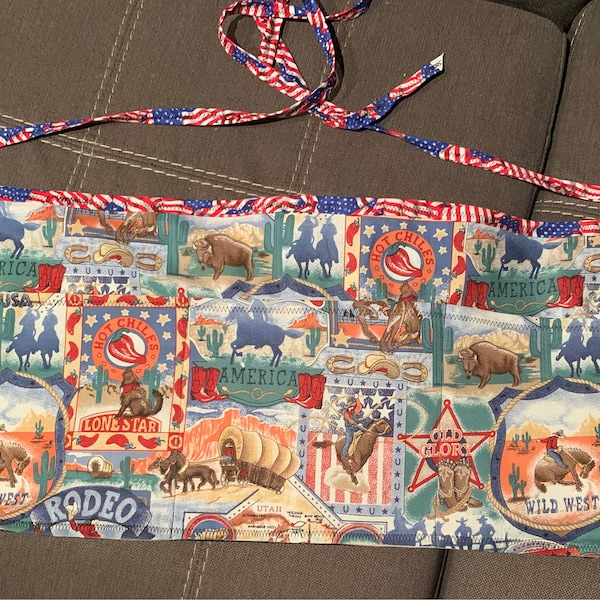 Cowboy Fabric Collection of 7 - Baby Cowboy - Cowboys, Lasso, Bandanas ...