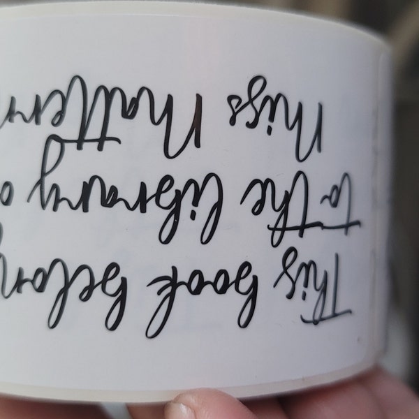 Rectangle Labels | Custom Printed Stickers on a Roll | Matte or Gloss ...