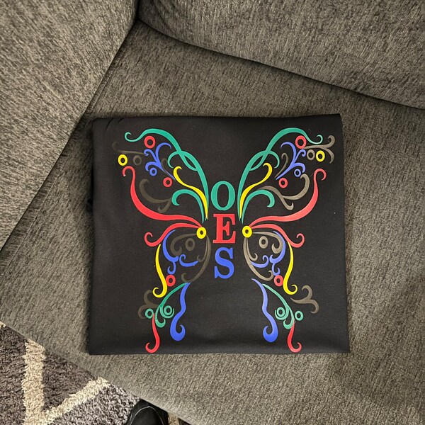 OES Butterfly, Order of the Eastern Star, Cut File, Silhouette Cricut ...