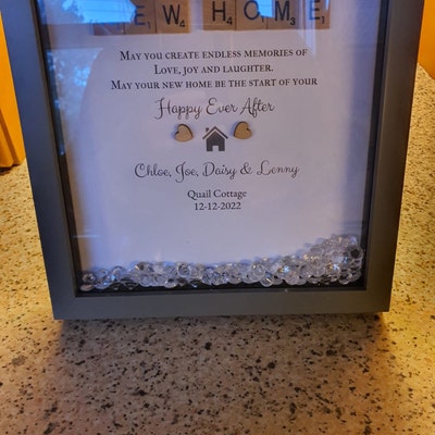 Personalised New Home First Home Gift. New Home Frame. First Home Frame ...