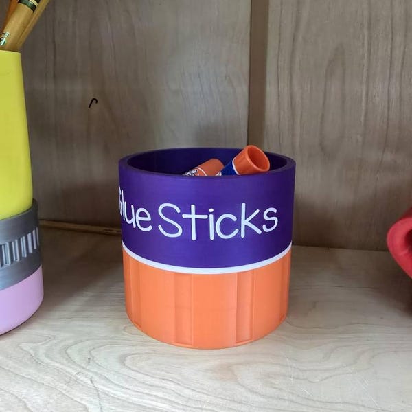 The Glue Stick Bucket for Teachers, Made in the USA! - Etsy