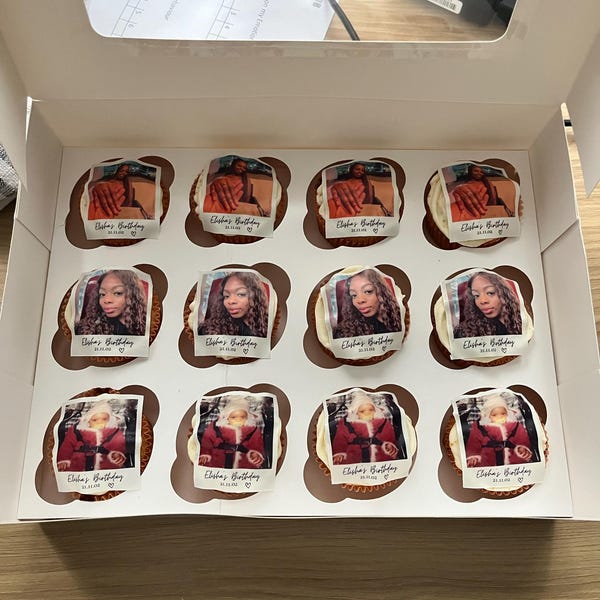 Edible Logo Cake, Cupcake and Cookie Toppers, Personalised Photo ...