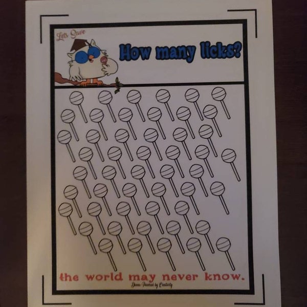 Tootsie Pop Savings Challenge - Etsy