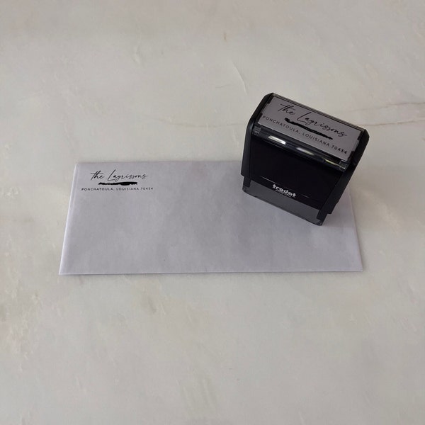 Self Inking Return Address Stamp Personalized Stamp Return Address ...