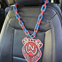 BIG CHAIN Sports Logo Necklace, Turn Over Chain, Player of the Game ...