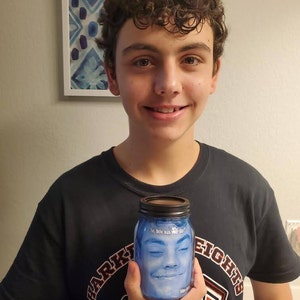 Halloween Decoration YOUR FACE in Jar, Scary Halloween Décor, Halloween ...