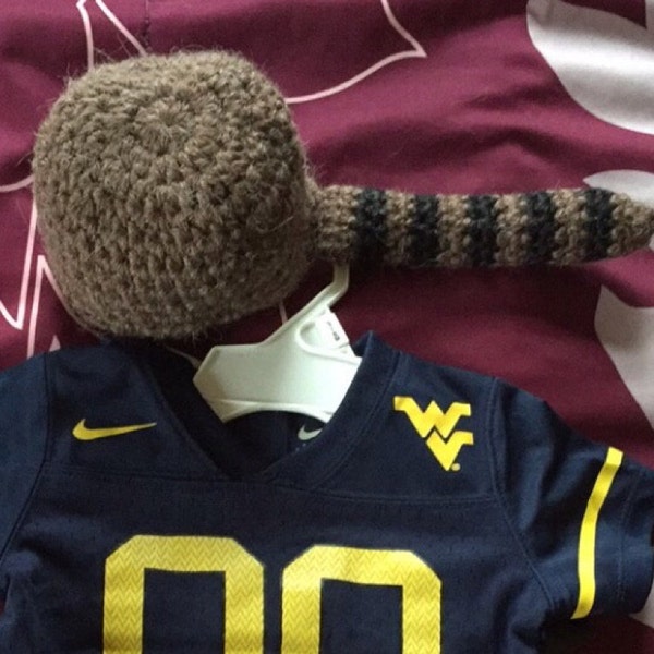 Crocheted 'coon Skin Cap Raccoon Hat - Etsy