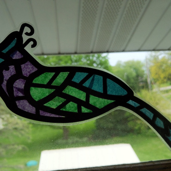 Spring Garden Suncatcher Kit - Tissue Paper Collage - Kids Stained ...