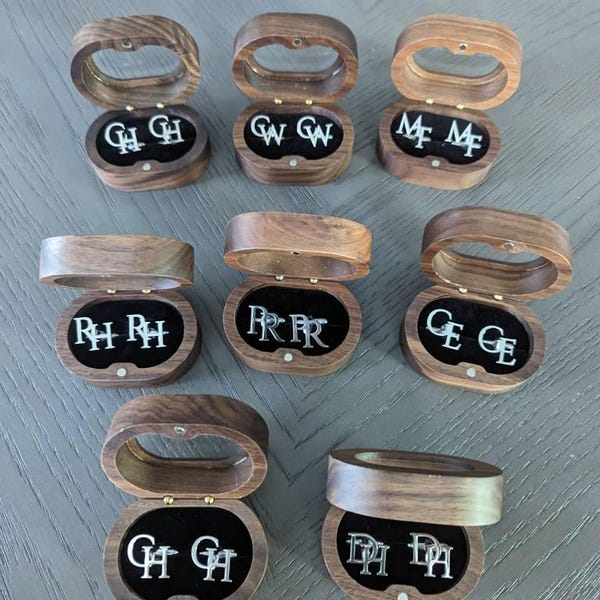 Custom Groomsmen Cufflinks, Initial Cuff Links, Numbers Cufflinks ...