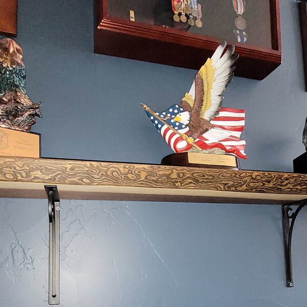 Live Edge Spalted Maple Shelf - Etsy