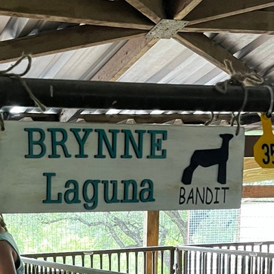 Stock Show Barn Sign, Barn Stall Sign, Fair Sign, Show Animal Sign ...