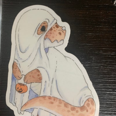 Spooky Ghost T-rex Sticker - Etsy