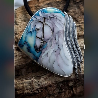Unique Snow Leopard Brooch Pendant Exquisite Handcrafted Cloisonne ...